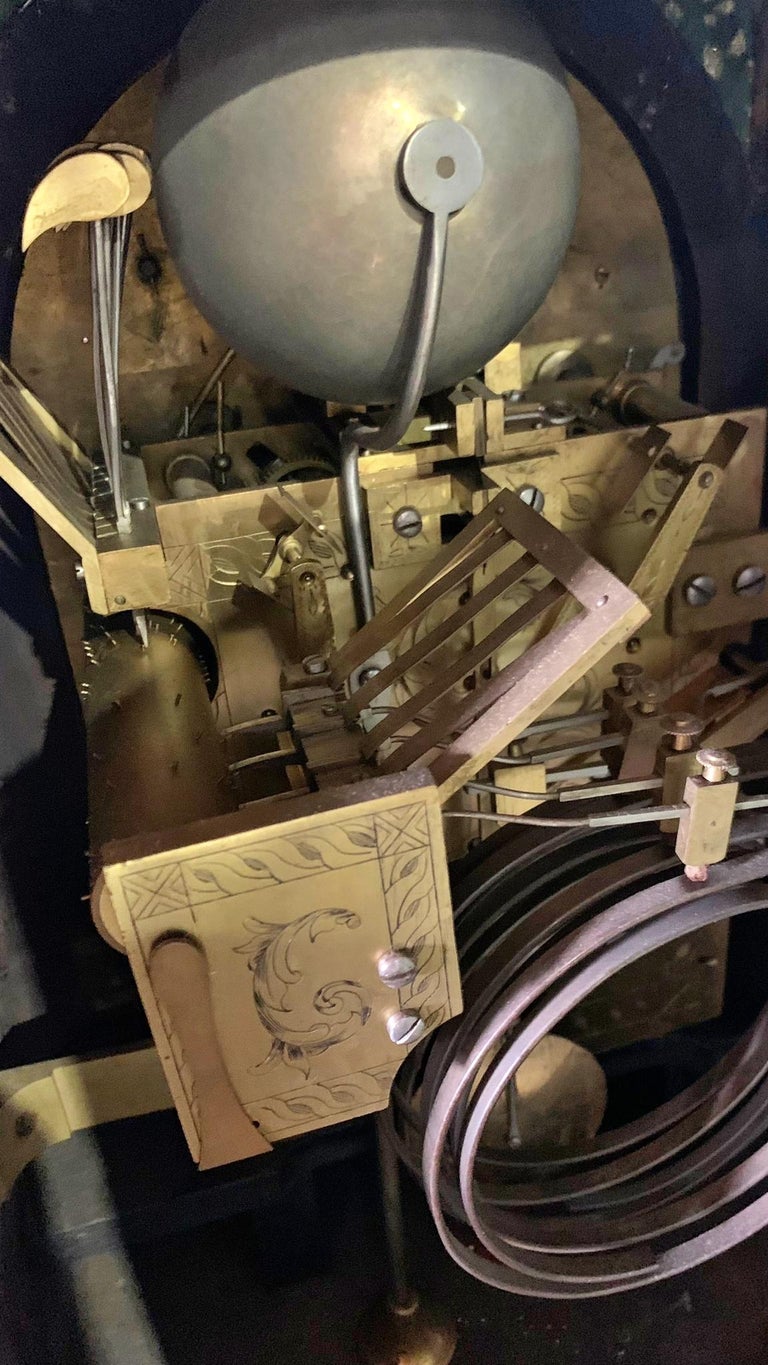 Large Desk Clock, Victorian, 19th Century For Sale at 1stDibs