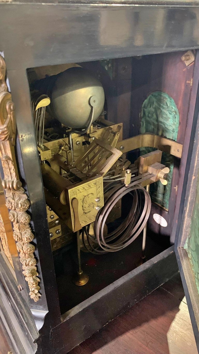 Large Desk Clock, Victorian, 19th Century For Sale at 1stDibs