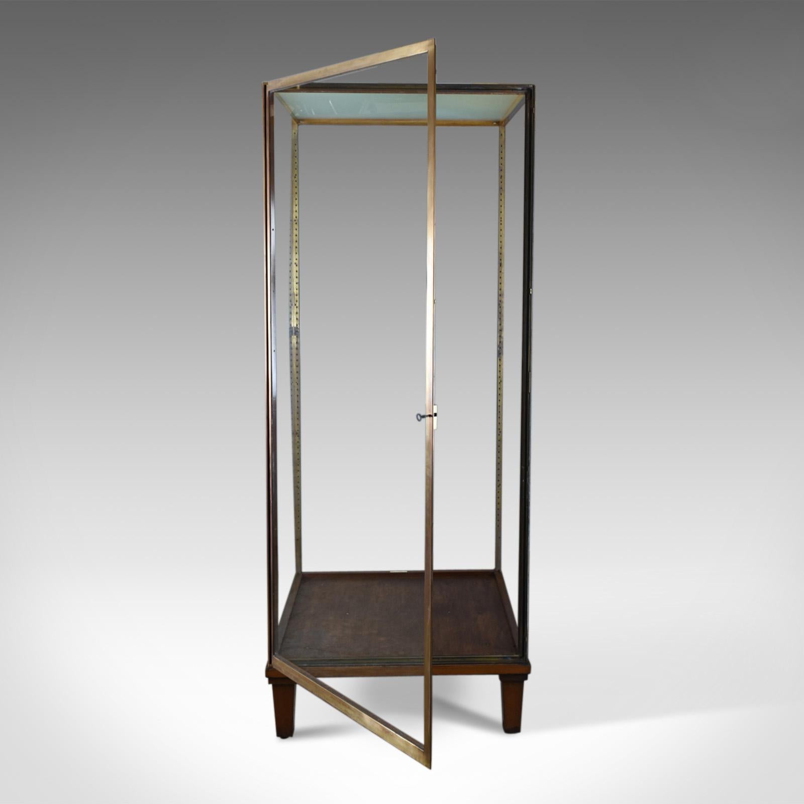 Large Display Case, Bronze, Museum Quality, Showcase, a. Edmonds and Co ...