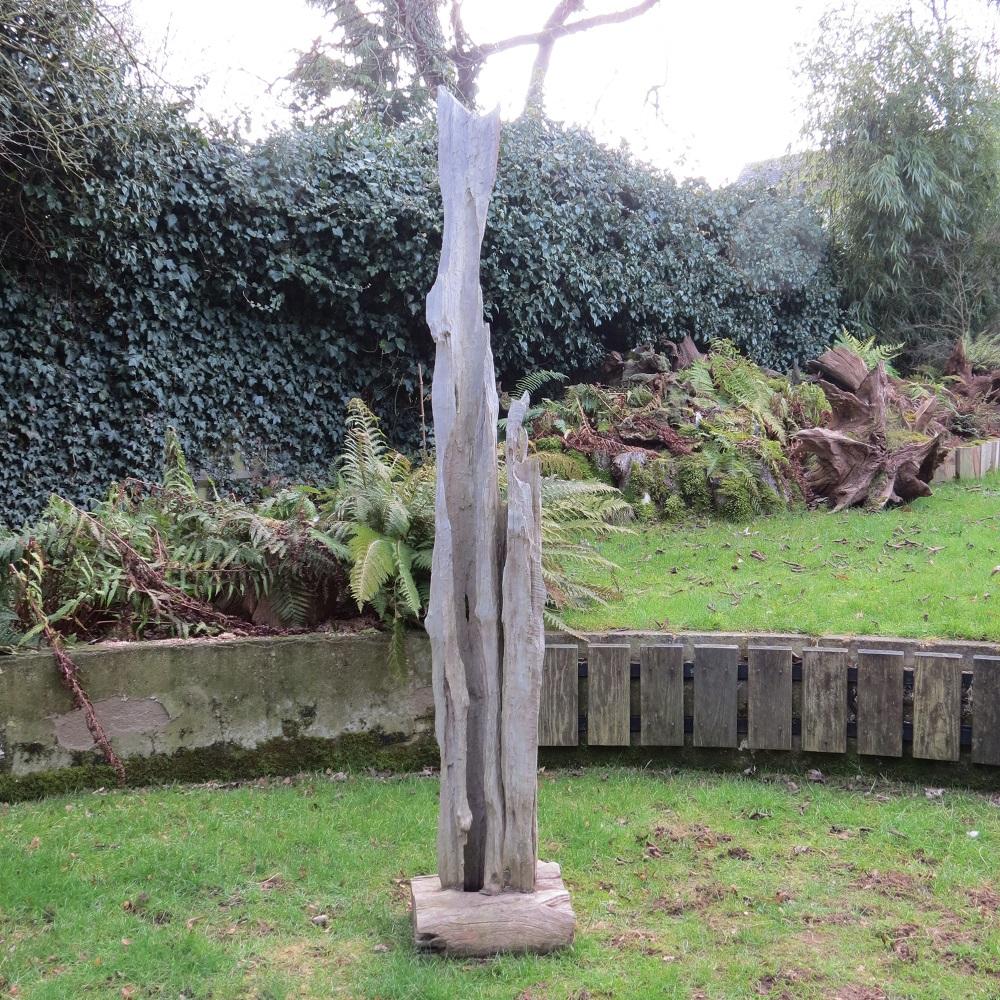 Large Drift Timber Wooden Brutalist Sculpture For Sale at 1stDibs