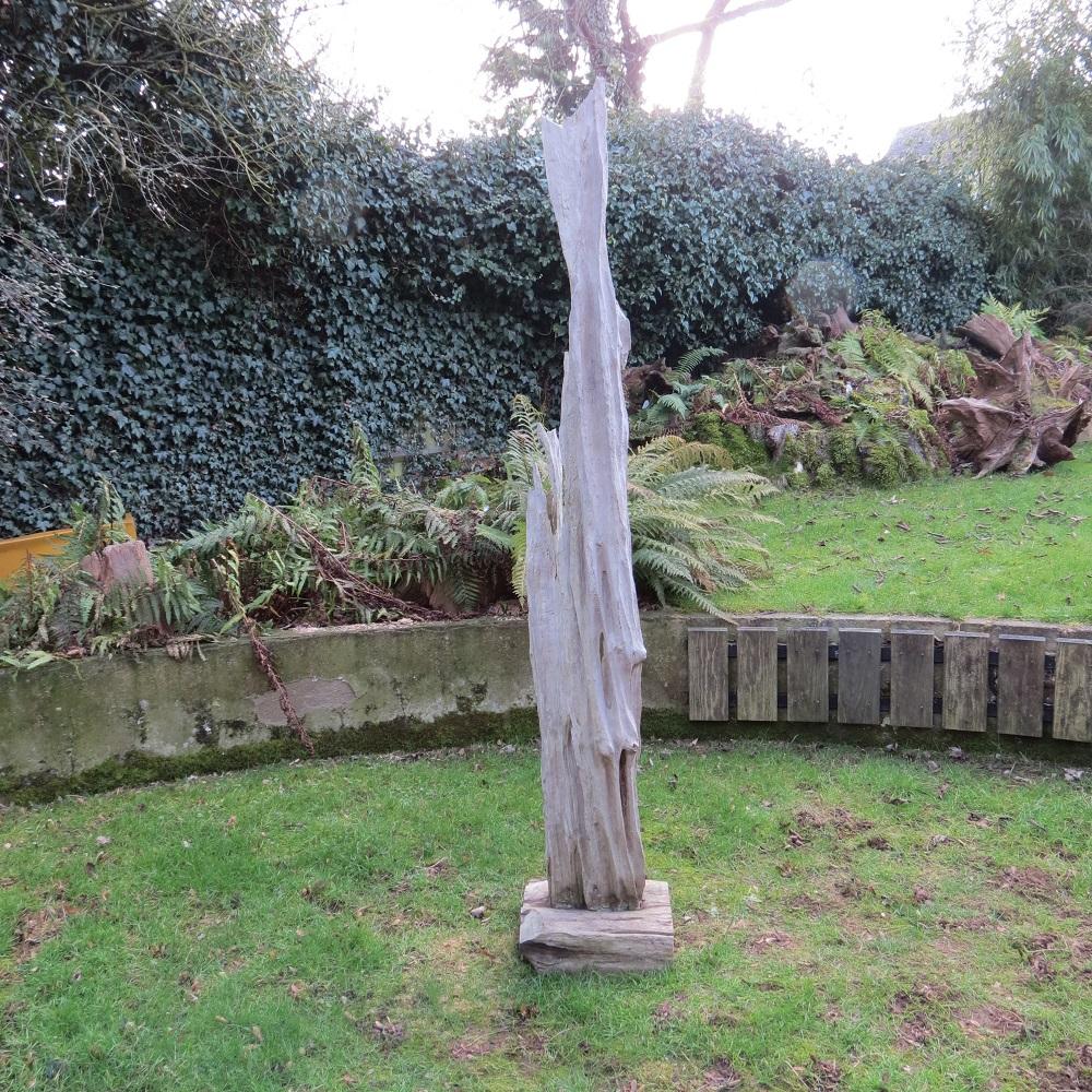 Large Drift Timber Wooden Brutalist Sculpture For Sale at 1stDibs