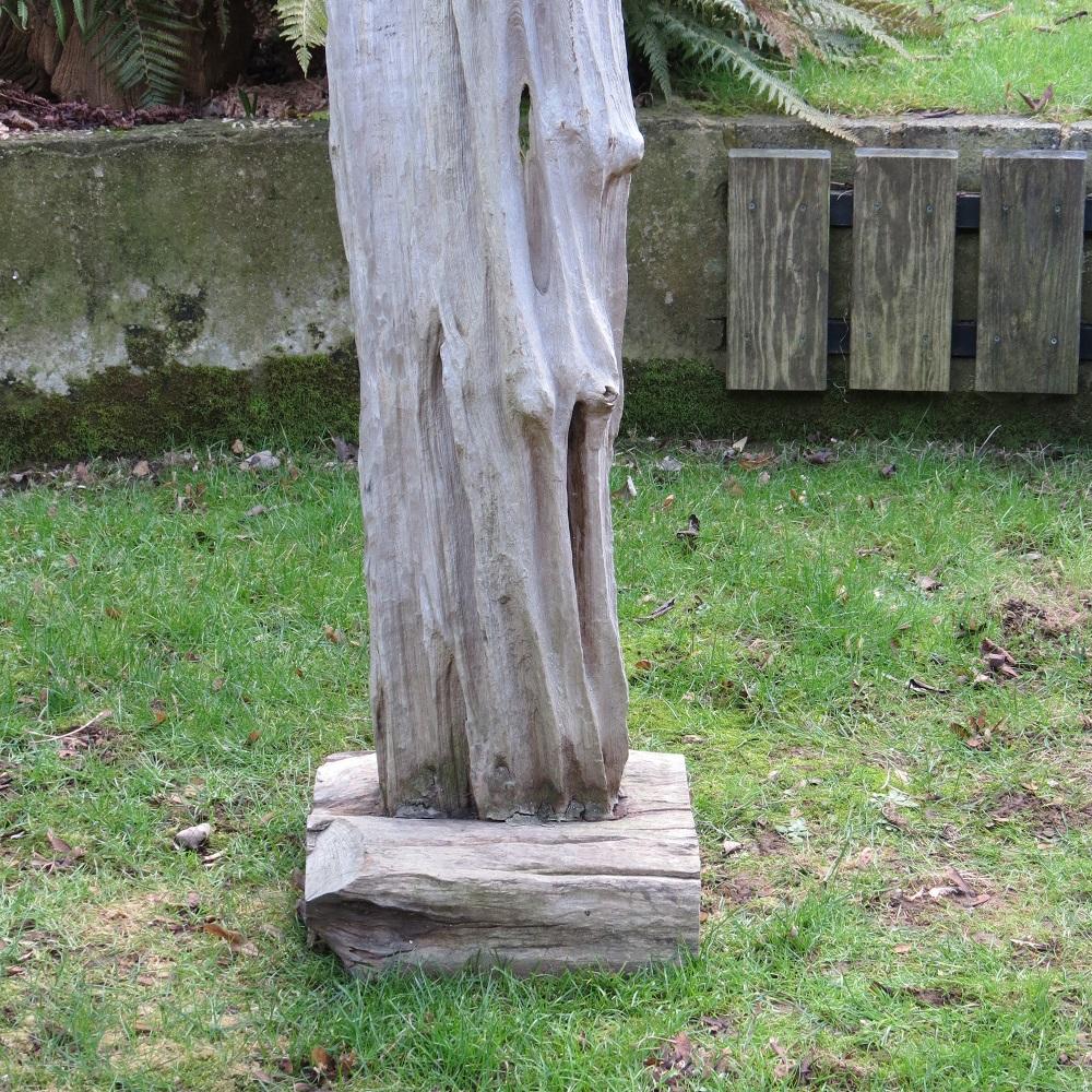 Large Drift Timber Wooden Brutalist Sculpture For Sale at 1stDibs
