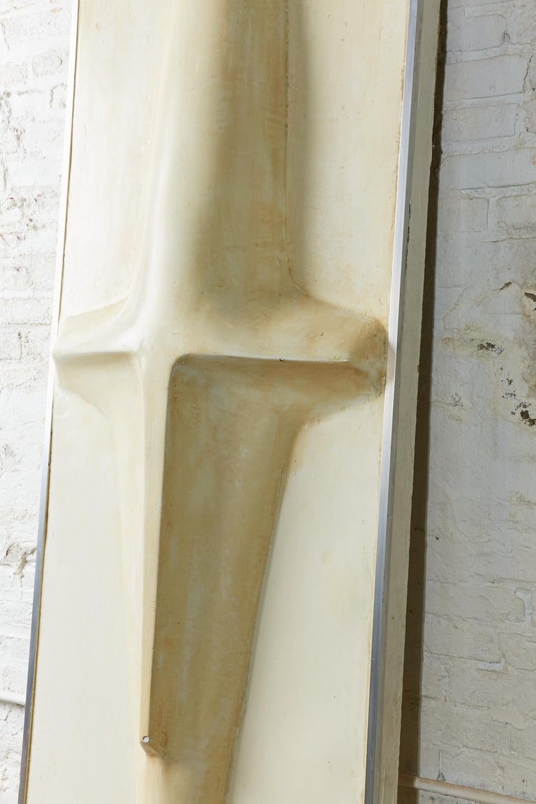 Large Dutch Abstract Face Wall Sculpture For Sale at 1stDibs