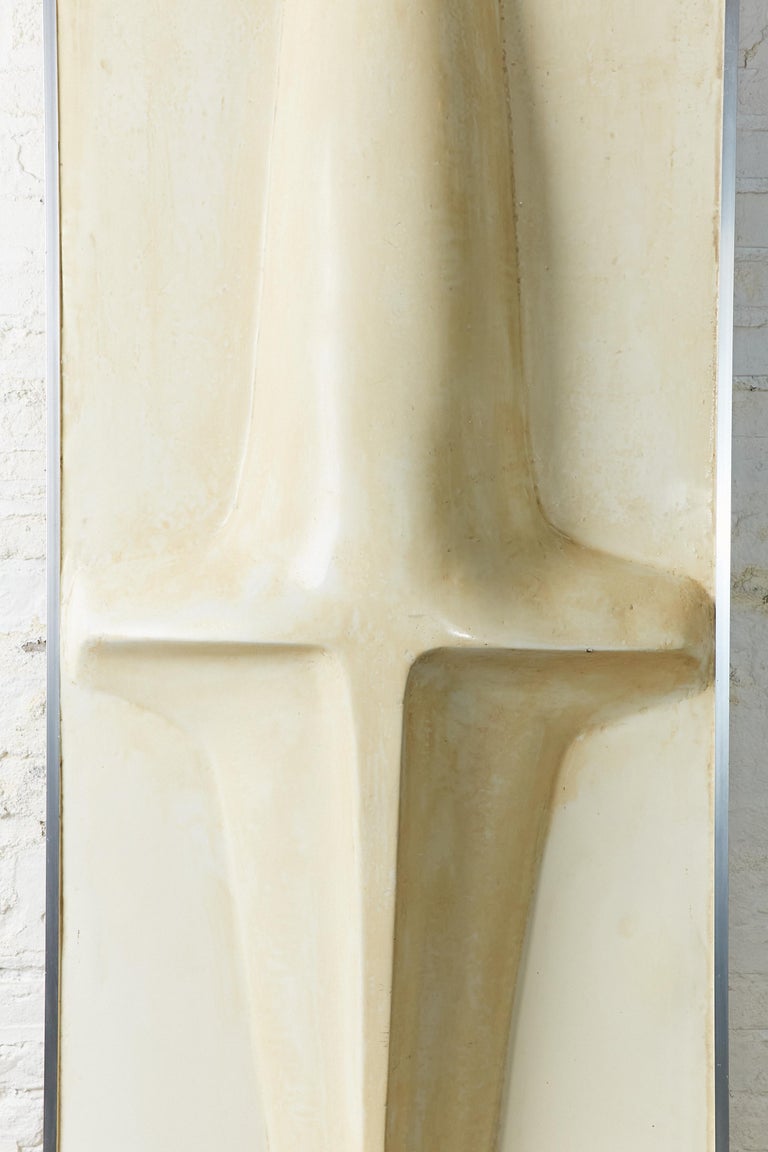 Large Dutch Abstract Face Wall Sculpture For Sale at 1stDibs