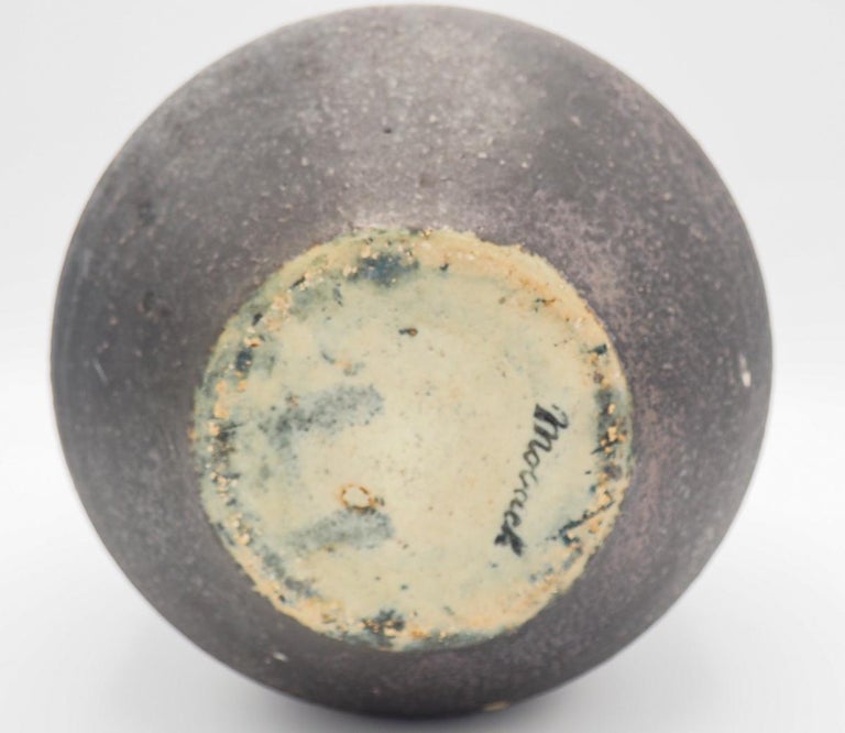 Large Dutch Brutalist Ceramic Vase from Mobach, 1960s For Sale at 1stDibs