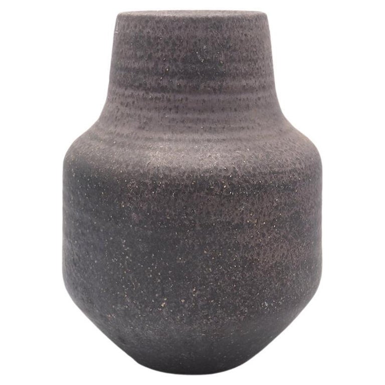 Large Dutch Brutalist Ceramic Vase from Mobach, 1960s For Sale at 1stDibs