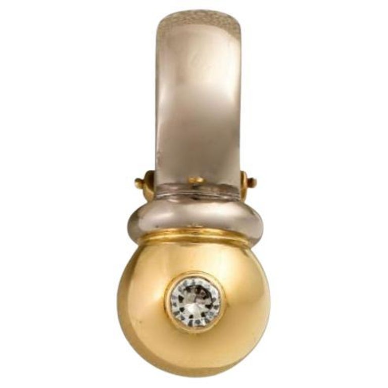 Large Ear Clip with Brilliant For Sale at 1stDibs