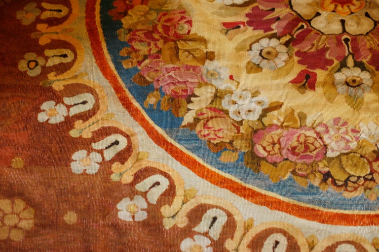 Large 19th Century Charles X Neoclassical Aubusson Rug For Sale at 1stDibs