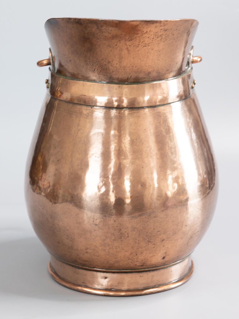 Large Early 19th Century French Hammered Copper Jug Pitcher For Sale at ...
