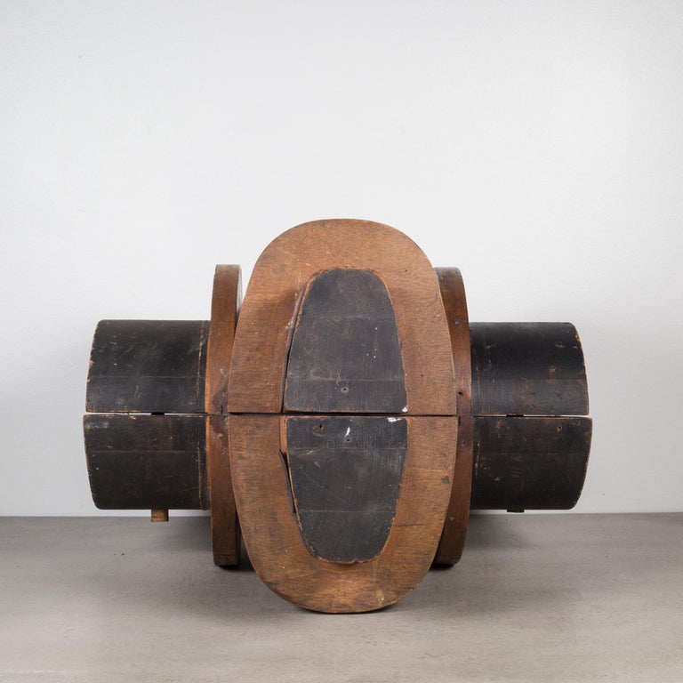 Large Early 20th C, Wooden Foundry Mold, c.1900 For Sale at 1stDibs