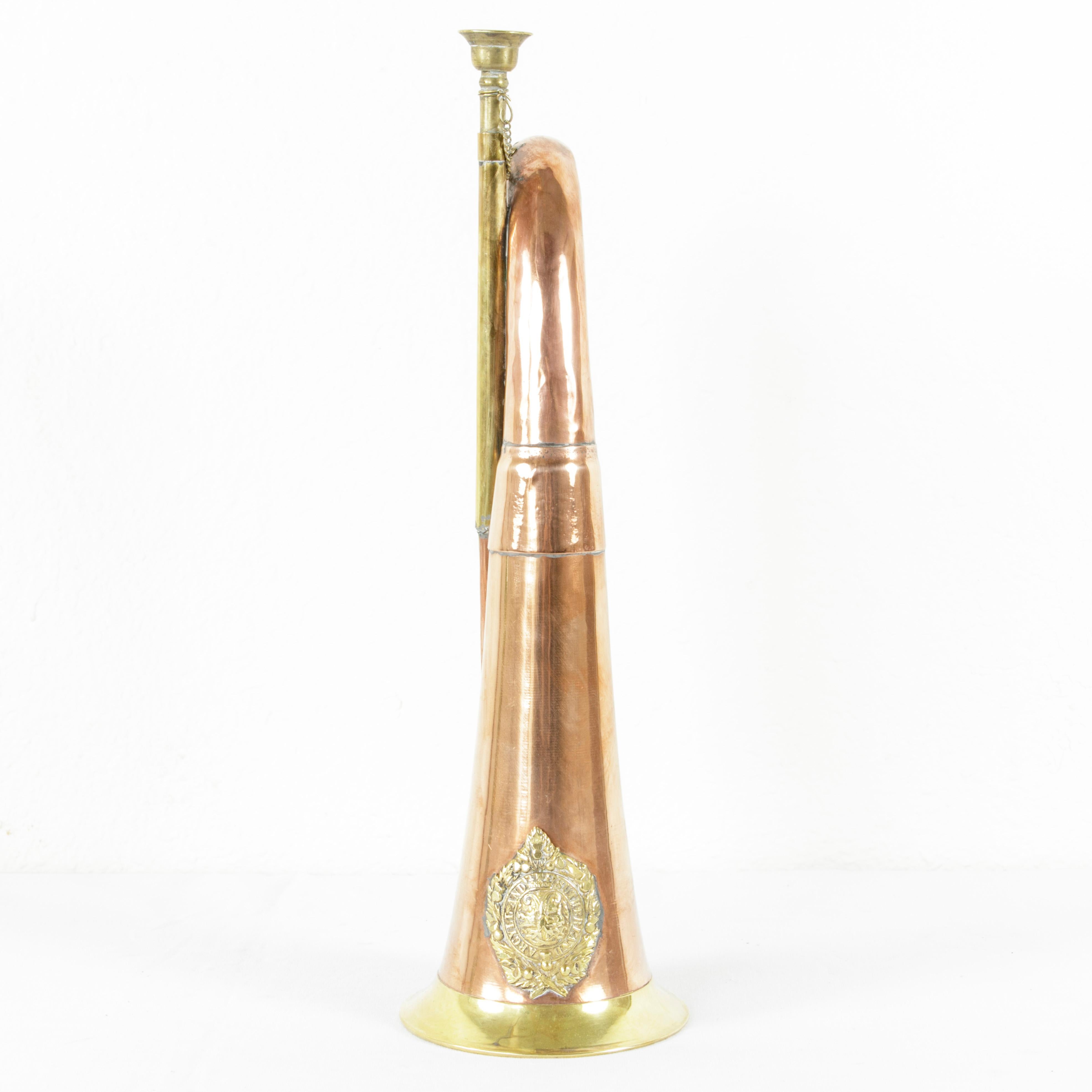 Large Early 20th Century Scottish Copper and Brass Regimental Military ...