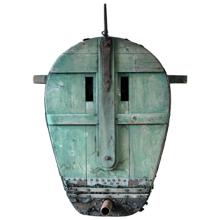 Large Early Foundry Bellows, Found Art Object at 1stDibs