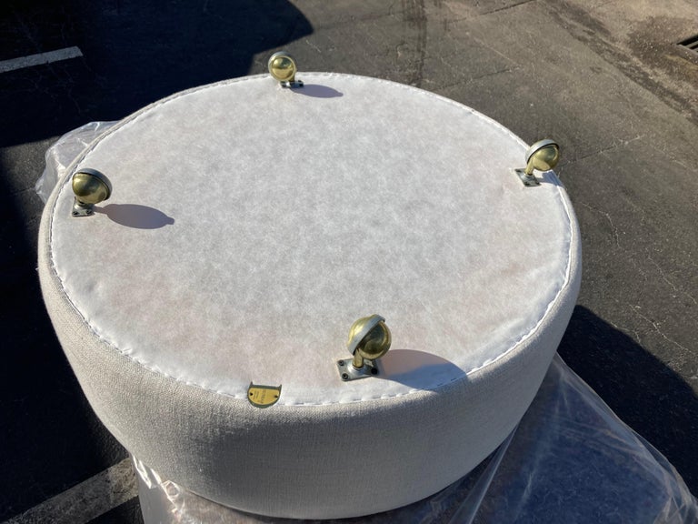 Large Edward Wormley Donut Ottoman for Dunbar For Sale at 1stDibs