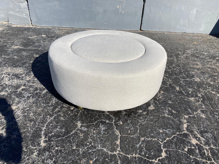 Large Edward Wormley Donut Ottoman for Dunbar For Sale at 1stDibs