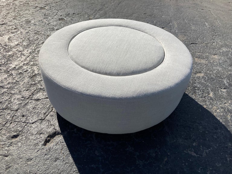 Large Edward Wormley Donut Ottoman for Dunbar For Sale at 1stDibs
