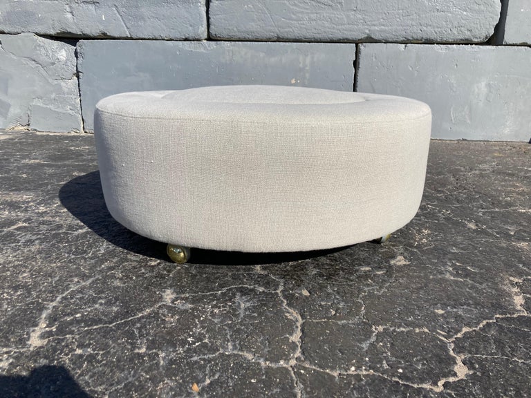 Large Edward Wormley Donut Ottoman for Dunbar For Sale at 1stDibs