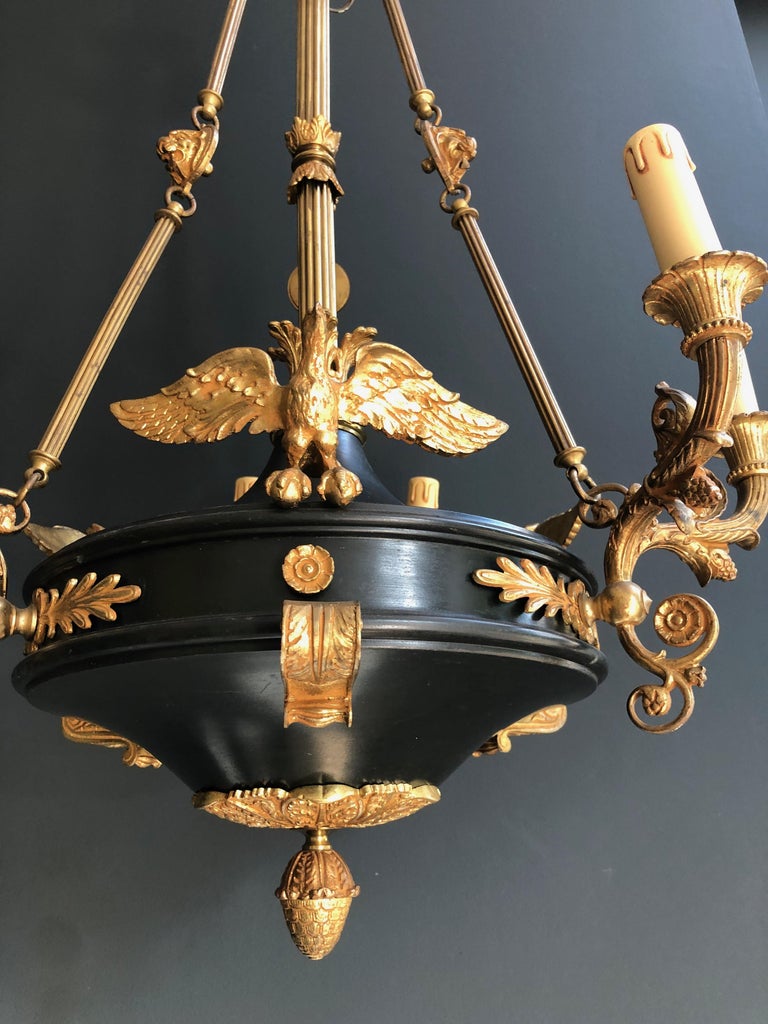 Large Empire Style Chandelier For Sale at 1stDibs