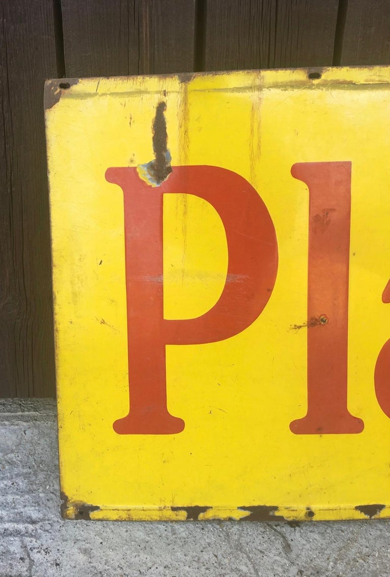 Large Enamel Advertising Sign for Player’s Tobacco, 1950 For Sale at ...
