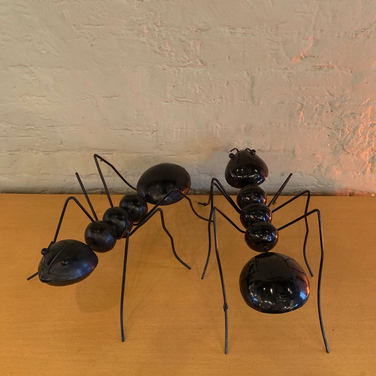 Large Enameled Metal Ant Sculptures at 1stDibs