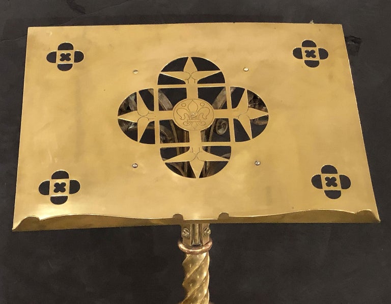 Large English Ecclesiastical Standing Lectern of Brass at 1stDibs ...