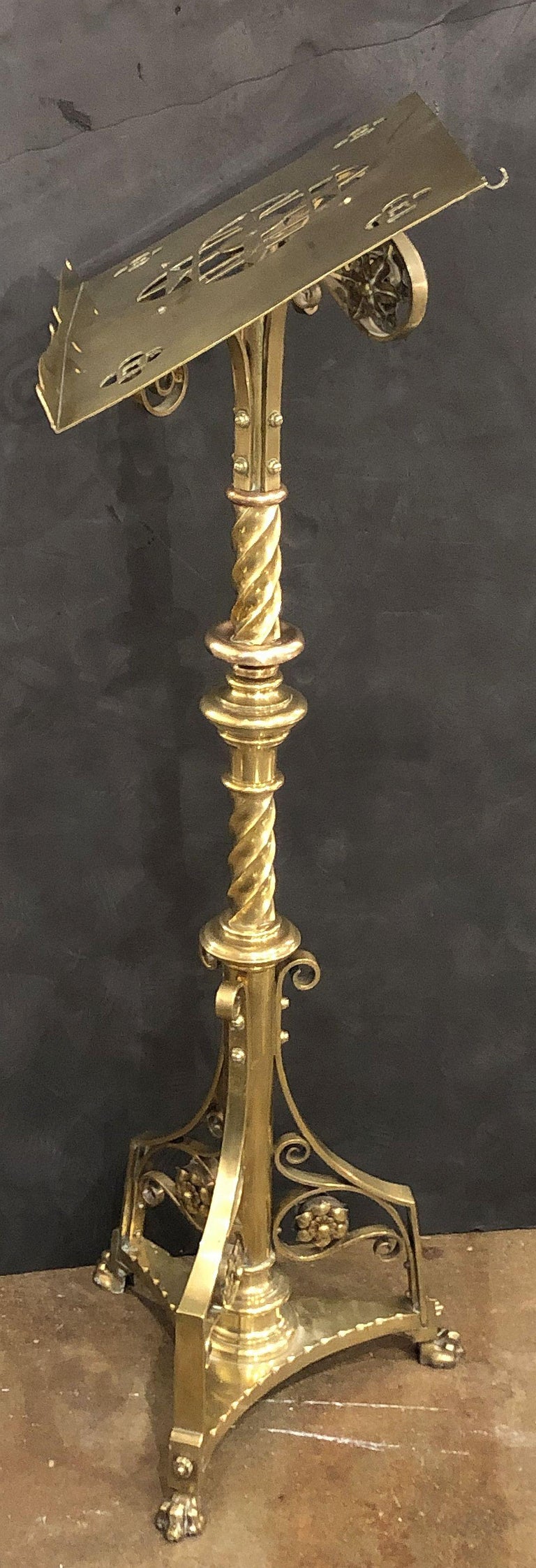 Large English Ecclesiastical Standing Lectern of Brass at 1stDibs ...