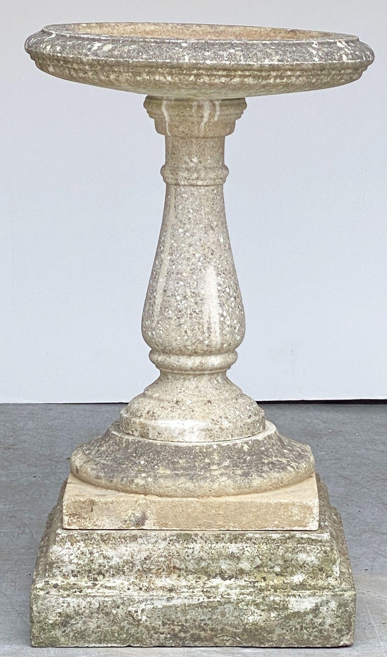 Large English Garden Stone Bird Bath at 1stDibs