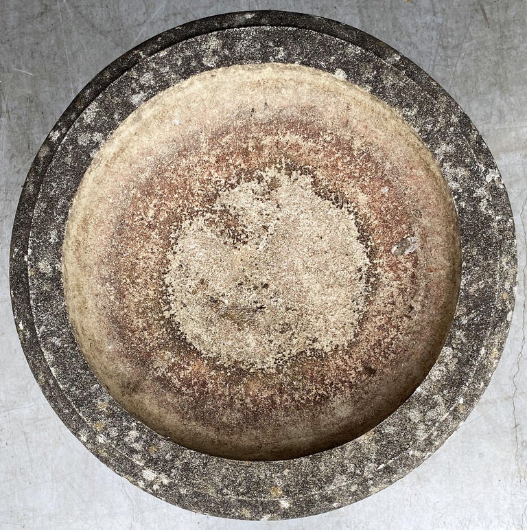 Large English Garden Stone Bird Bath at 1stDibs