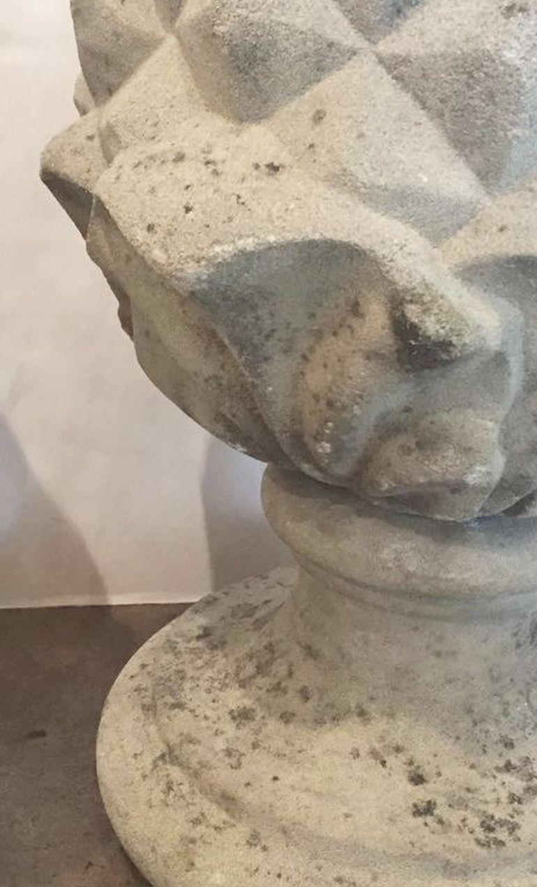 Large English Garden Stone Finial at 1stDibs | stone finials garden ...