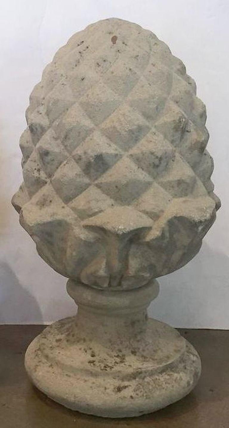 Large English Garden Stone Finial at 1stDibs