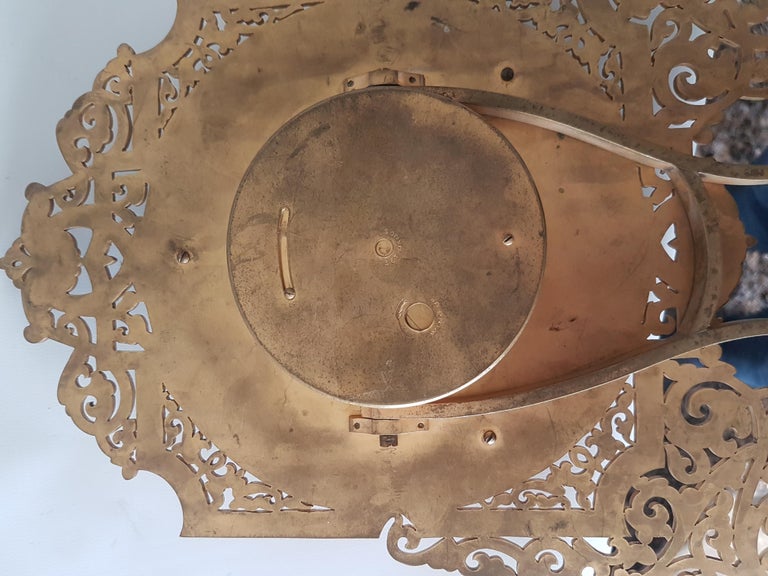 Large English Late 19th Century Ormolu Strut Clock in Manner of Cole ...