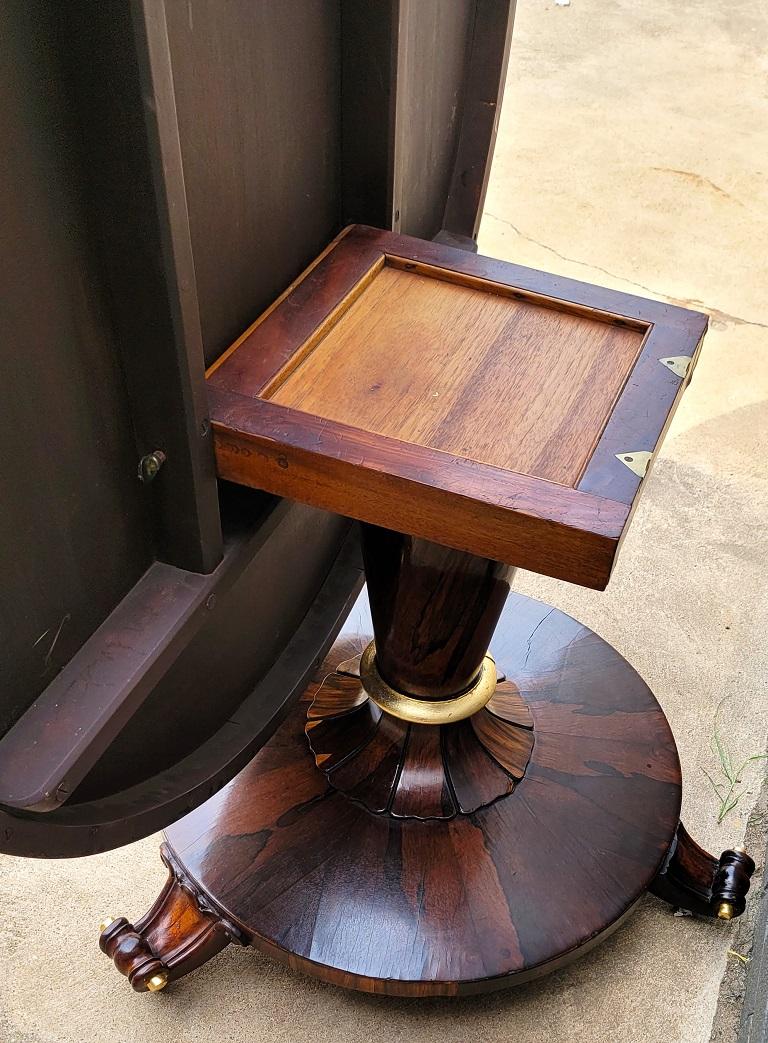Large English Regency Tilt-Top Center Table For Sale at 1stDibs