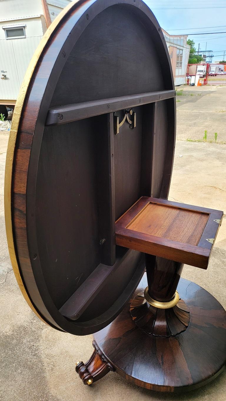 Large English Regency Tilt-Top Center Table For Sale at 1stDibs