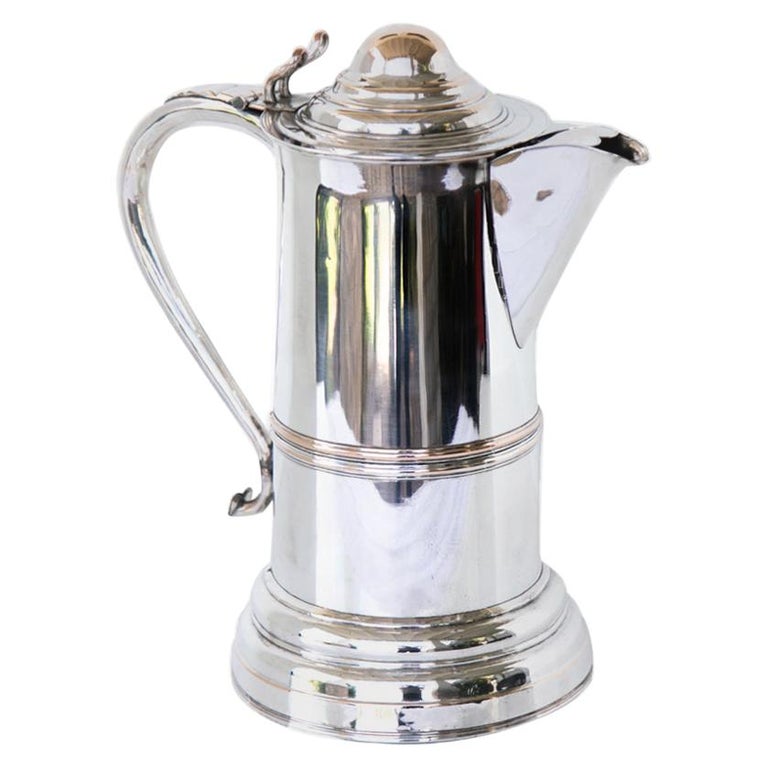 Large English Sheffield Tankard at 1stDibs