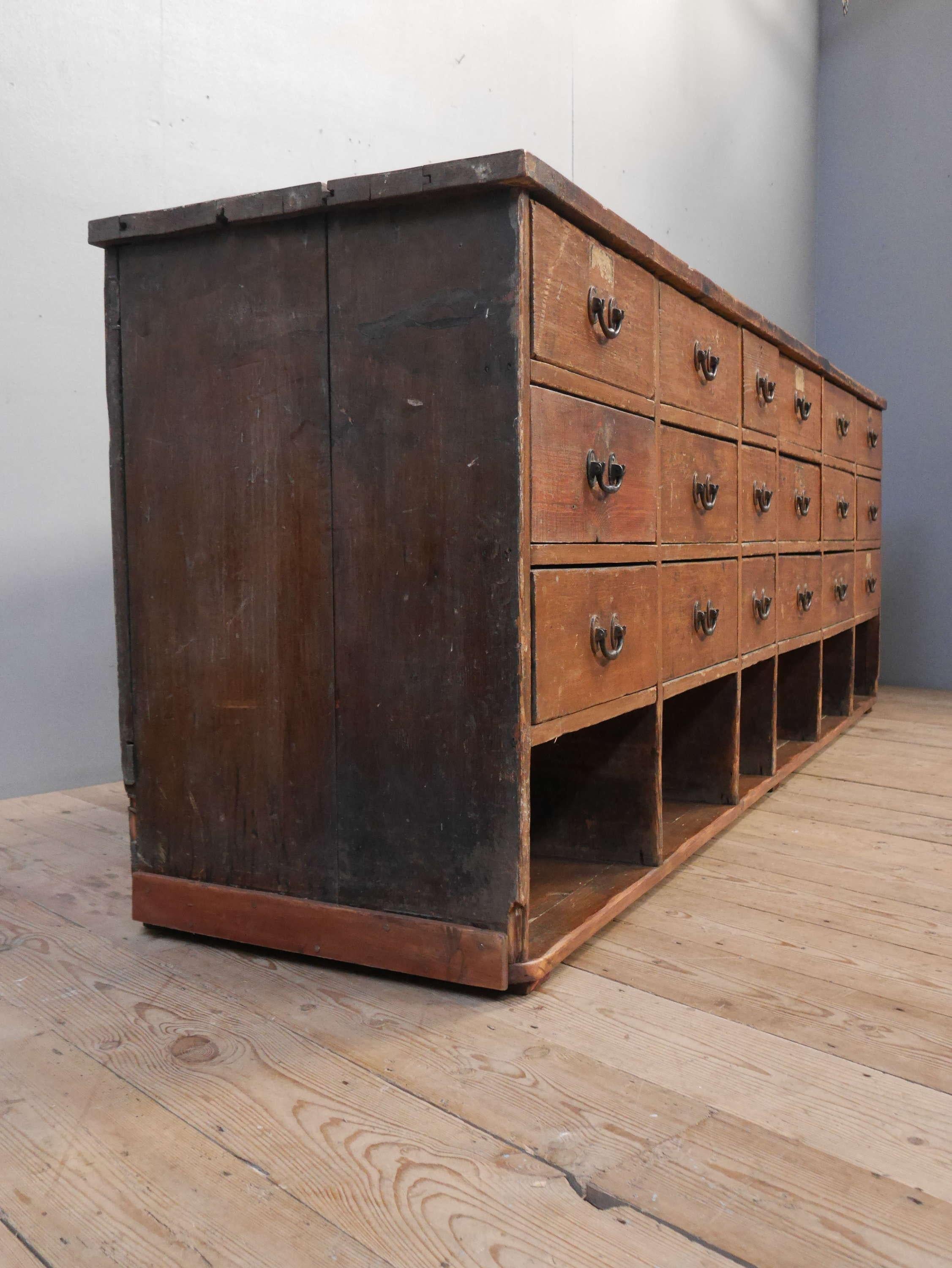 Large English Shop Keepers Drawers c1860 at 1stDibs