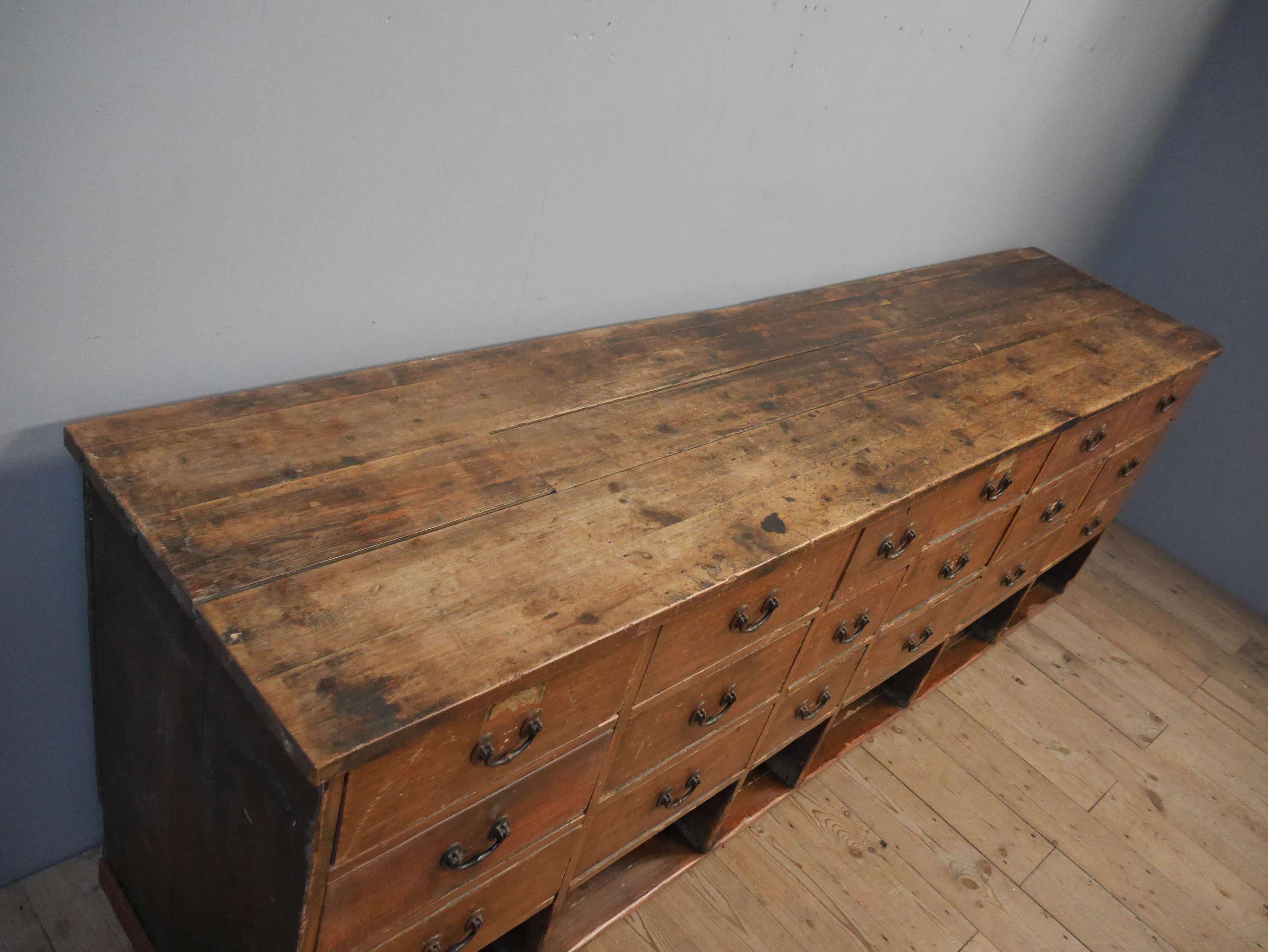 Large English Shop Keepers Drawers c1860 at 1stDibs
