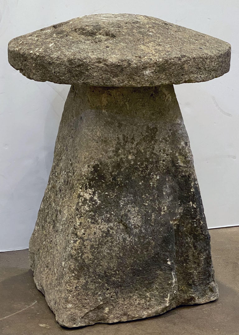 Large English Steddle or Staddle Stone for the Garden at 1stDibs
