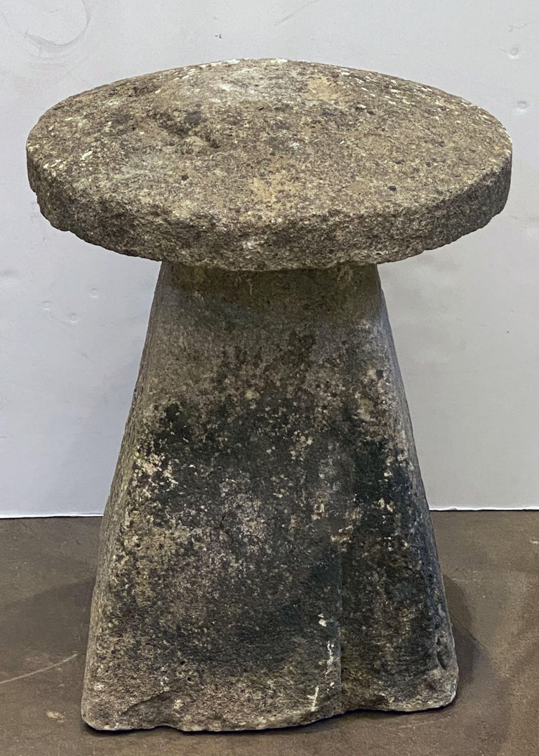 Large English Steddle or Staddle Stone for the Garden at 1stDibs