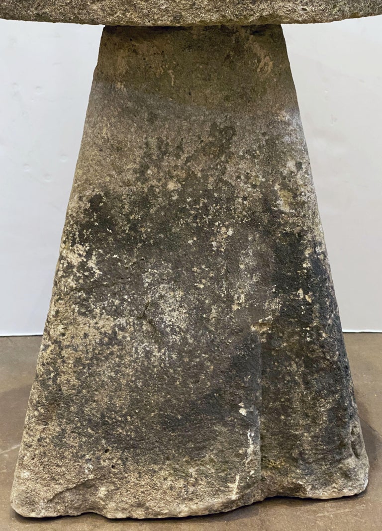 Large English Steddle or Staddle Stone for the Garden at 1stDibs