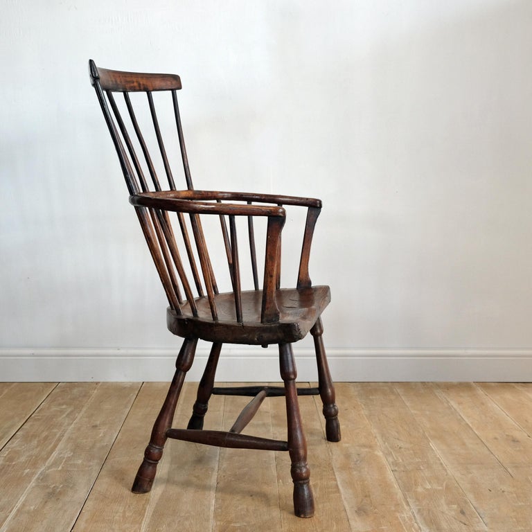 Large English West Country Comb Back Windsor Chair, 18th Century ...