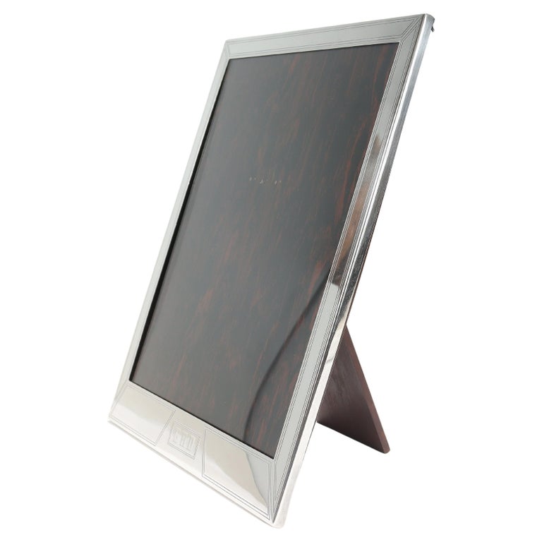 Large Engraved American Art Deco Period Sterling Silver Picture or ...