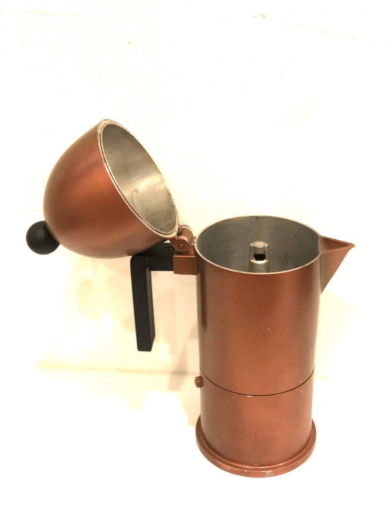 Large Espresso Coffee Maker Postmodern Design by Aldo Rossi for Alessi ...
