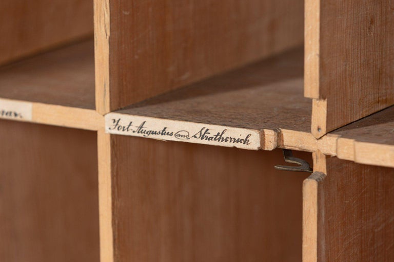 Large Estate Made Scottish Pine Housekeepers Cupboard For Sale at 1stDibs