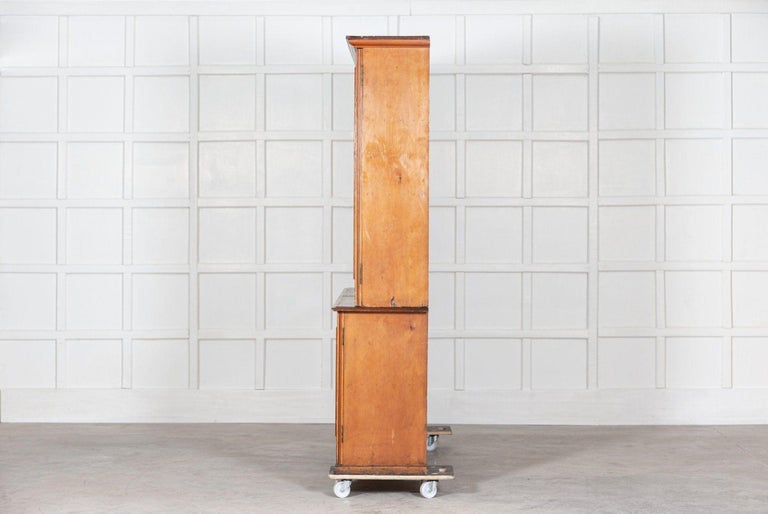 Large Estate Made Scottish Pine Housekeepers Cupboard For Sale at 1stDibs