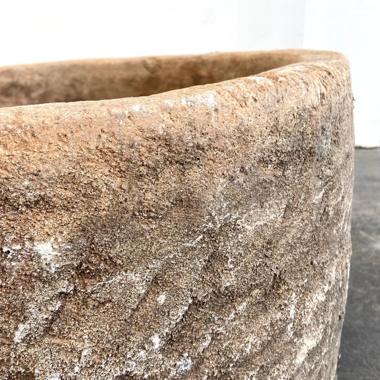 Large European Limestone Garden Fountain Trough or Planter For Sale at ...