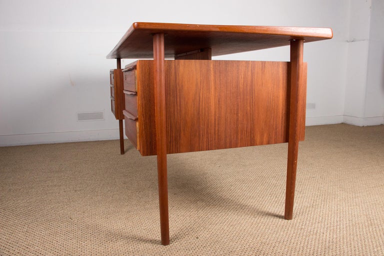 Large Executive Desk, Double Sided, Danish in Teak 1969 Peter Lovig ...