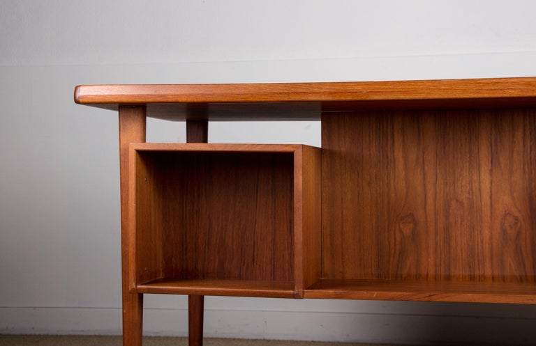 Large Executive Desk, Double Sided, Danish in Teak 1969 Peter Lovig ...