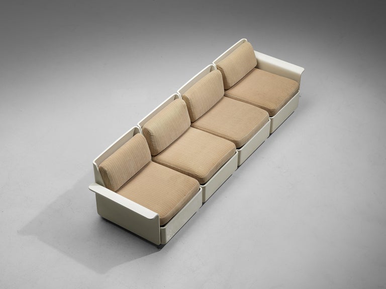 Large Extendable Modular Sofa on Wheels at 1stDibs | extendable couch ...