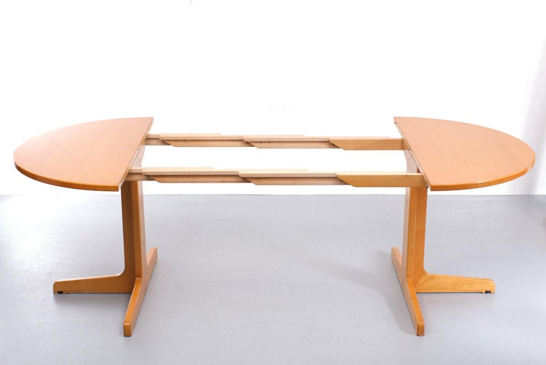 Large Extendable Thonet Dining Table, Germany 1970s at 1stDibs