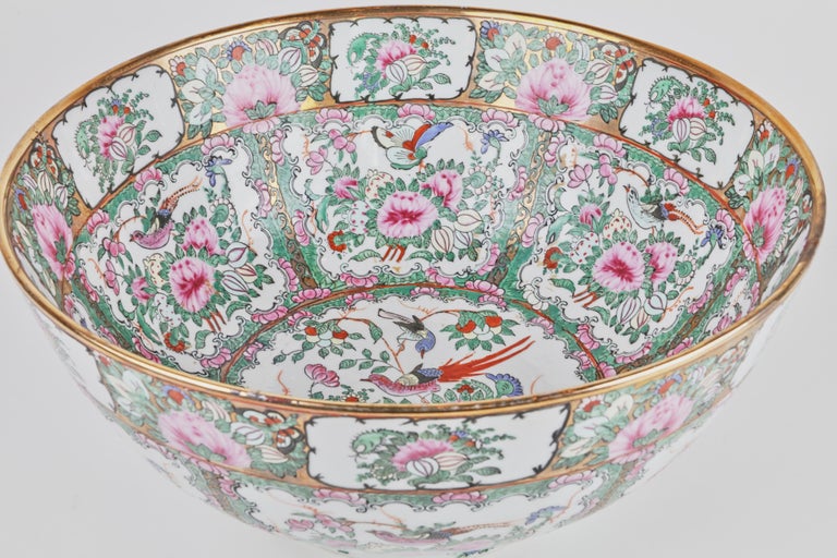Large Famille Rose Bowl at 1stDibs