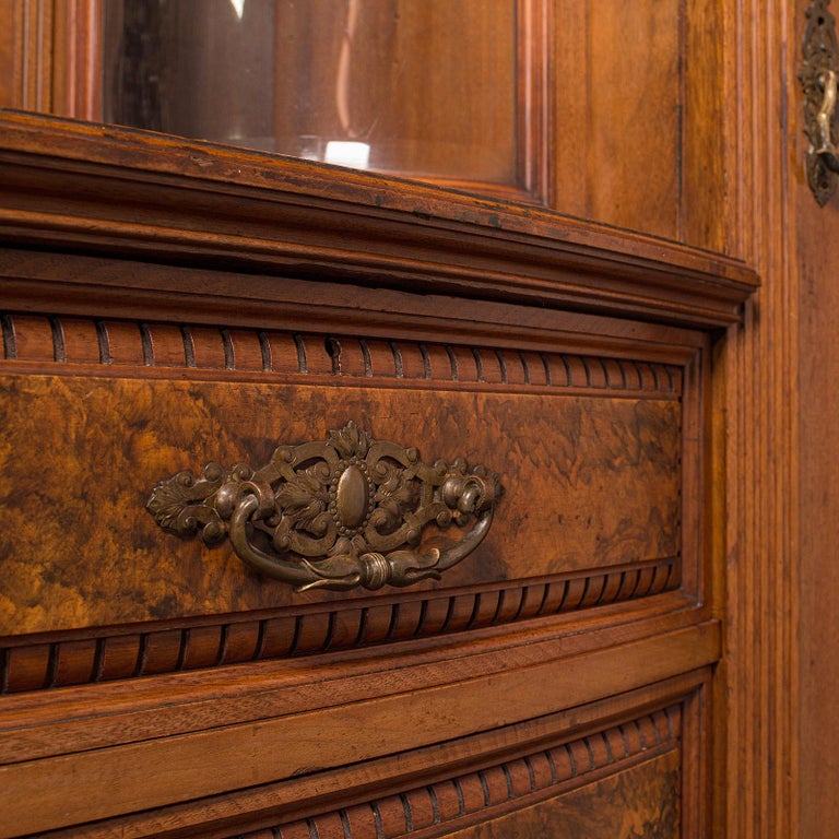Large Fine Antique Wardrobe Compactum, English, Walnut, Gillow and Co ...